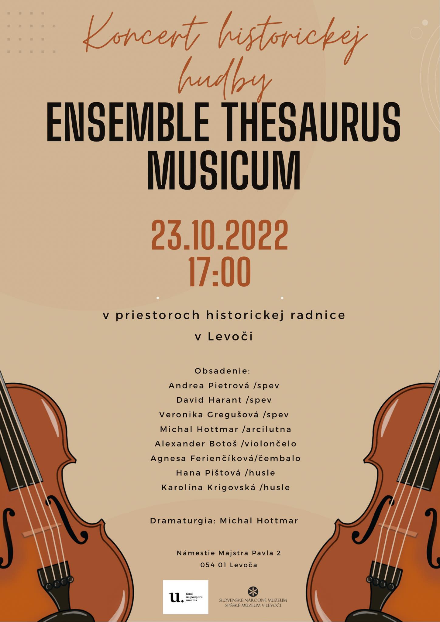 ENSEMBLE THESAURUS MUSICUM | Levoča