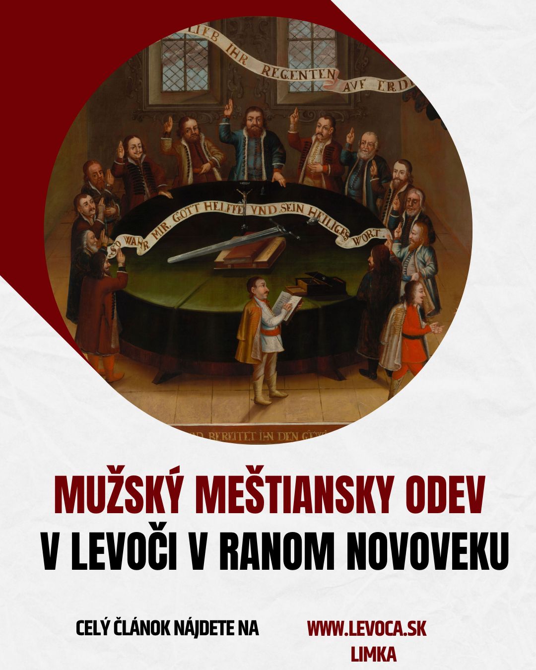 Mužský meštiansky odev v Levoči v ranom novoveku | Levoča