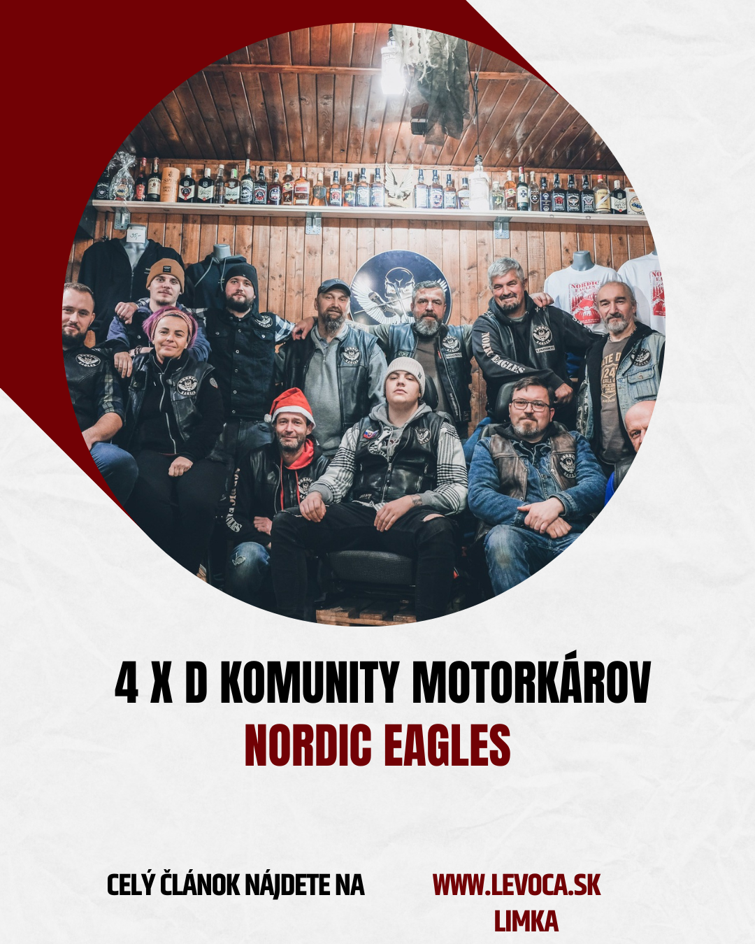 4 x D komunity motorkárov Nordic Eagles | Levoča