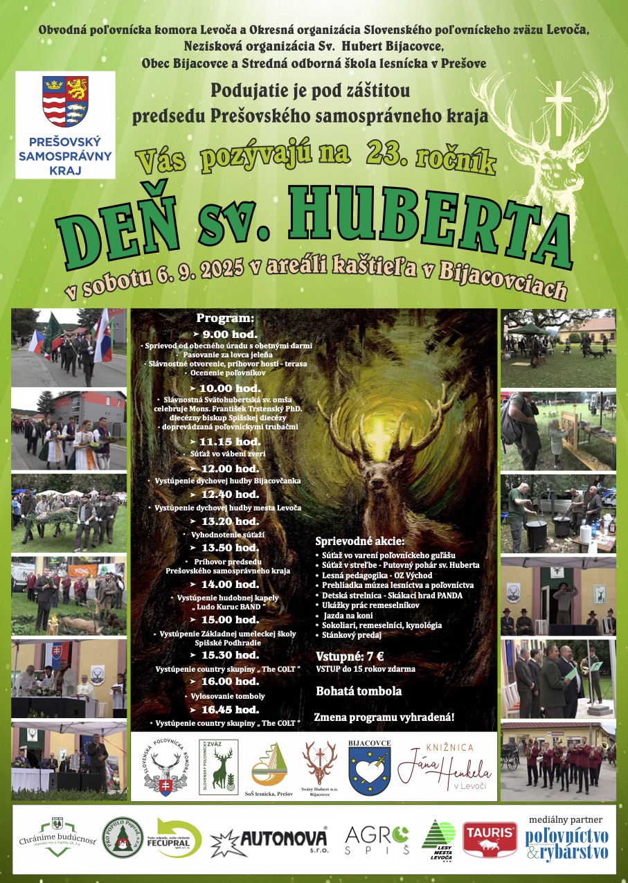 Deň sv. Huberta 2025 | Levoča